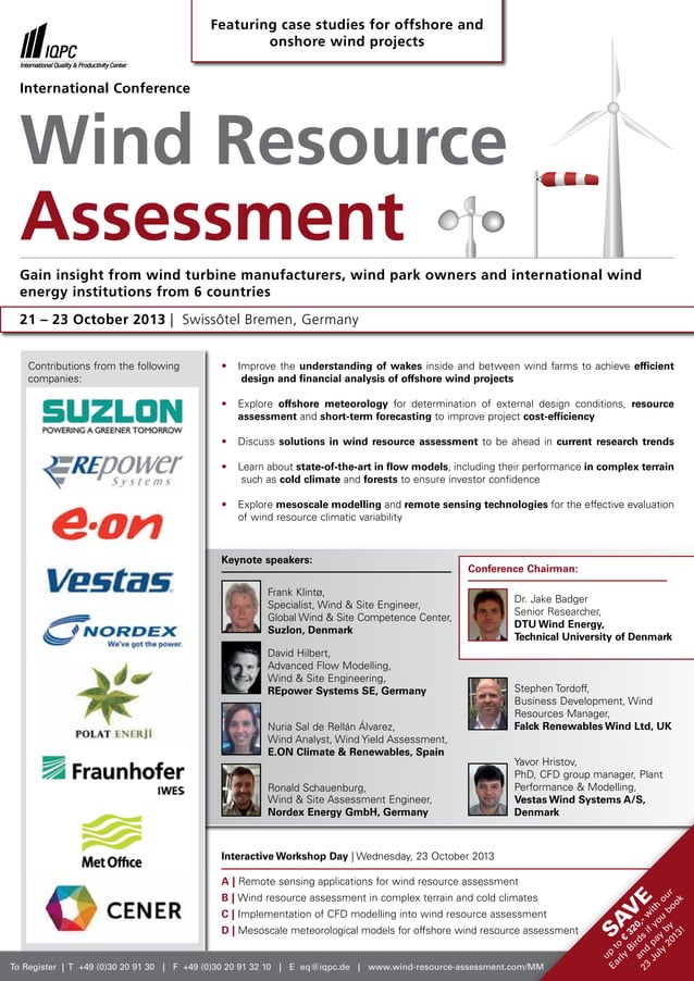International Conference Wind resource assessment | PDF