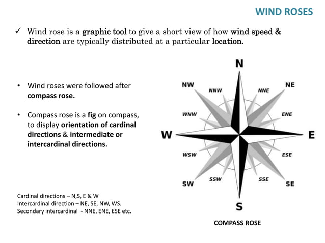 Wind rose | PPTX | Weather | Science