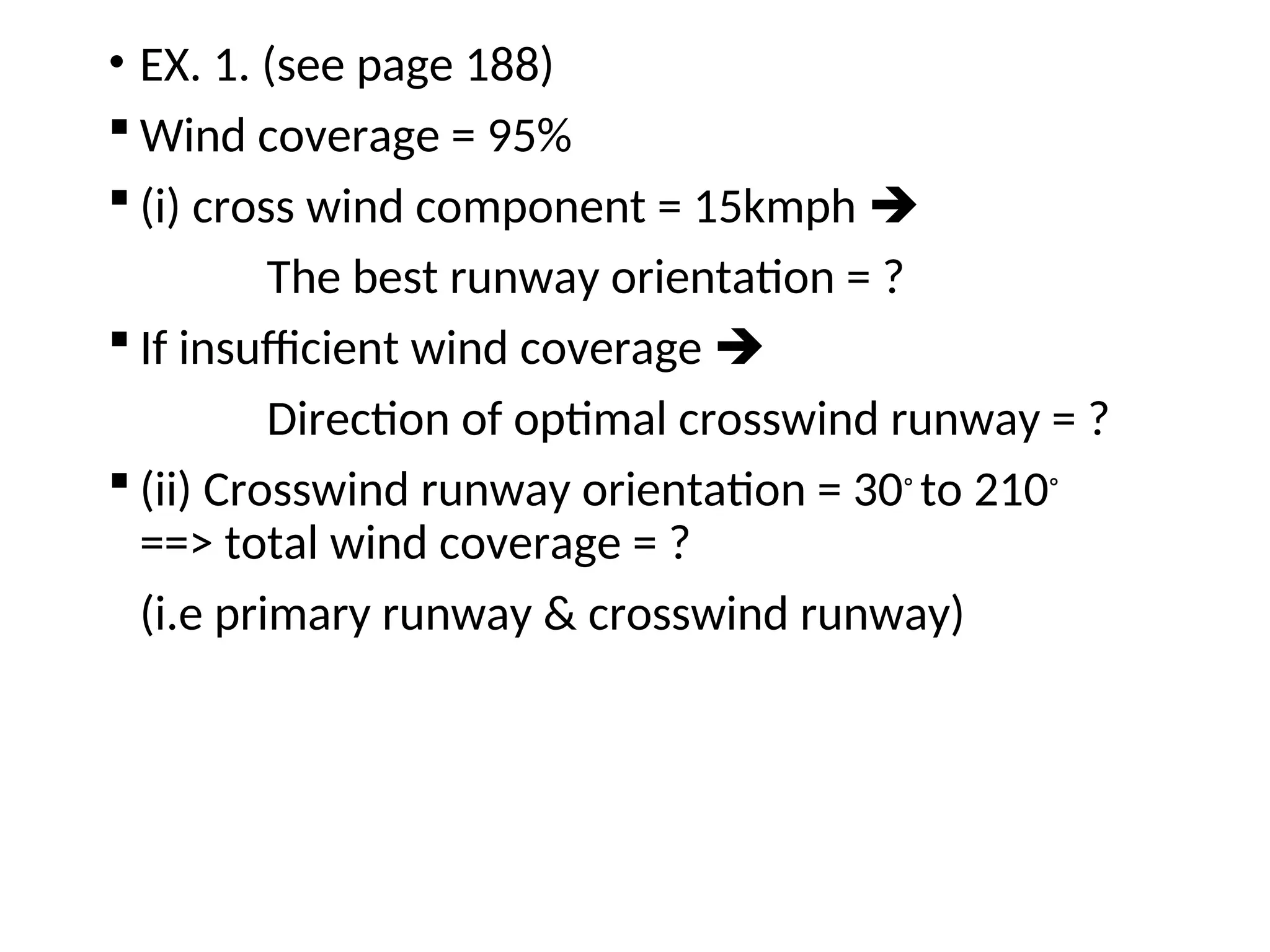 WINDROSE DIAGRAM for runway orientation, 2 methods | PPT