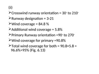 WINDROSE DIAGRAM for runway orientation, 2 methods | PPT