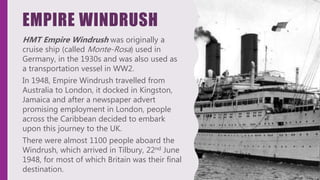 Windrush presentation for db | PPTX