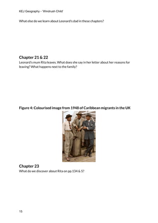 Windrush Child - Student Workbook | PDF