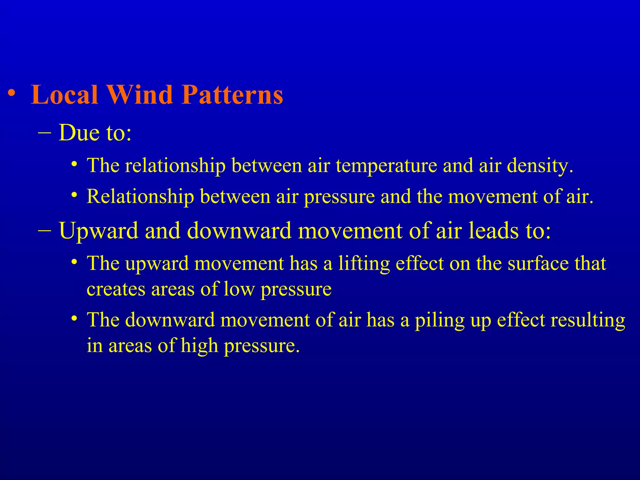 Winds and wind patterns | PPT
