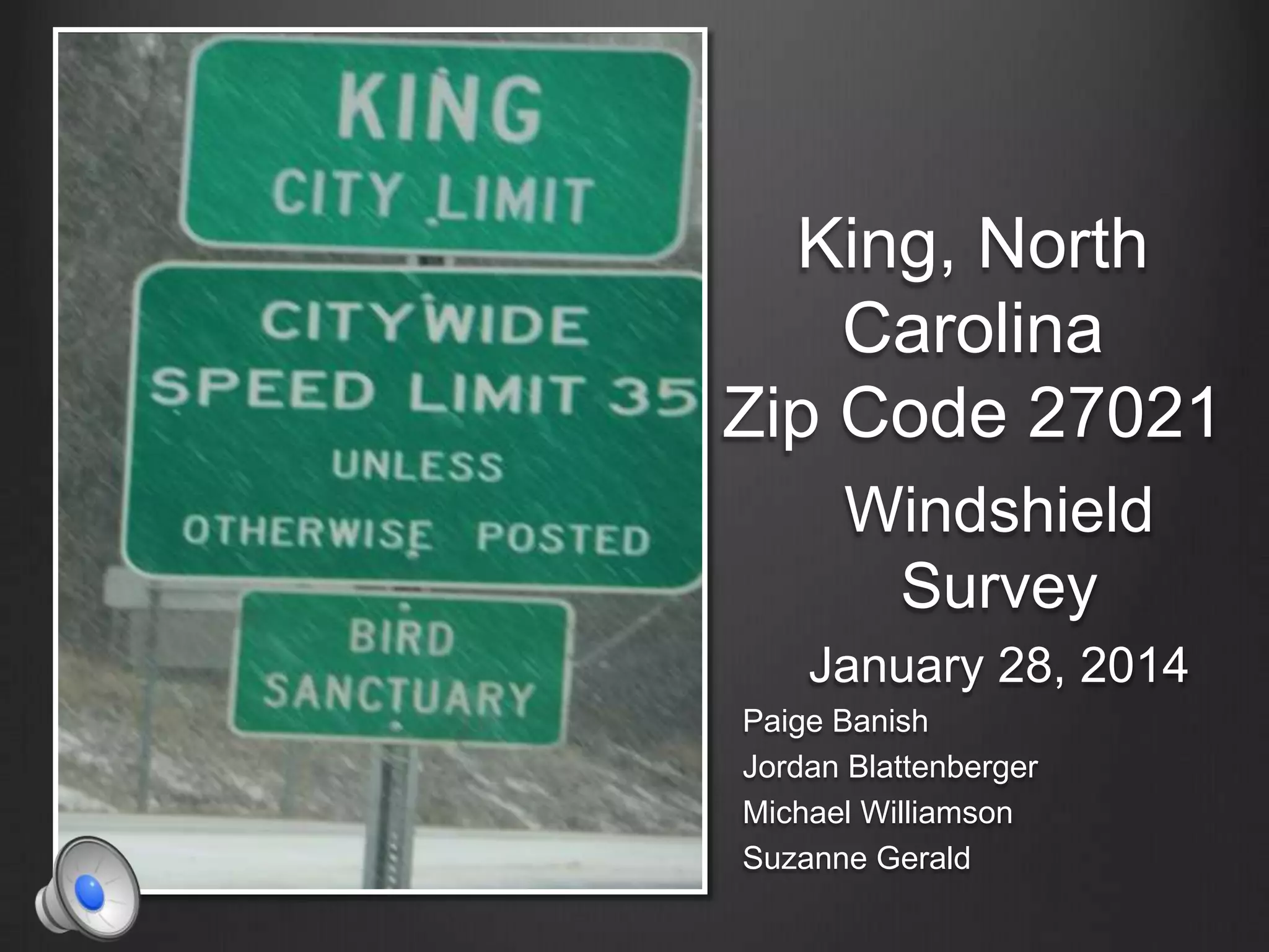 Windshield survey | PPTX