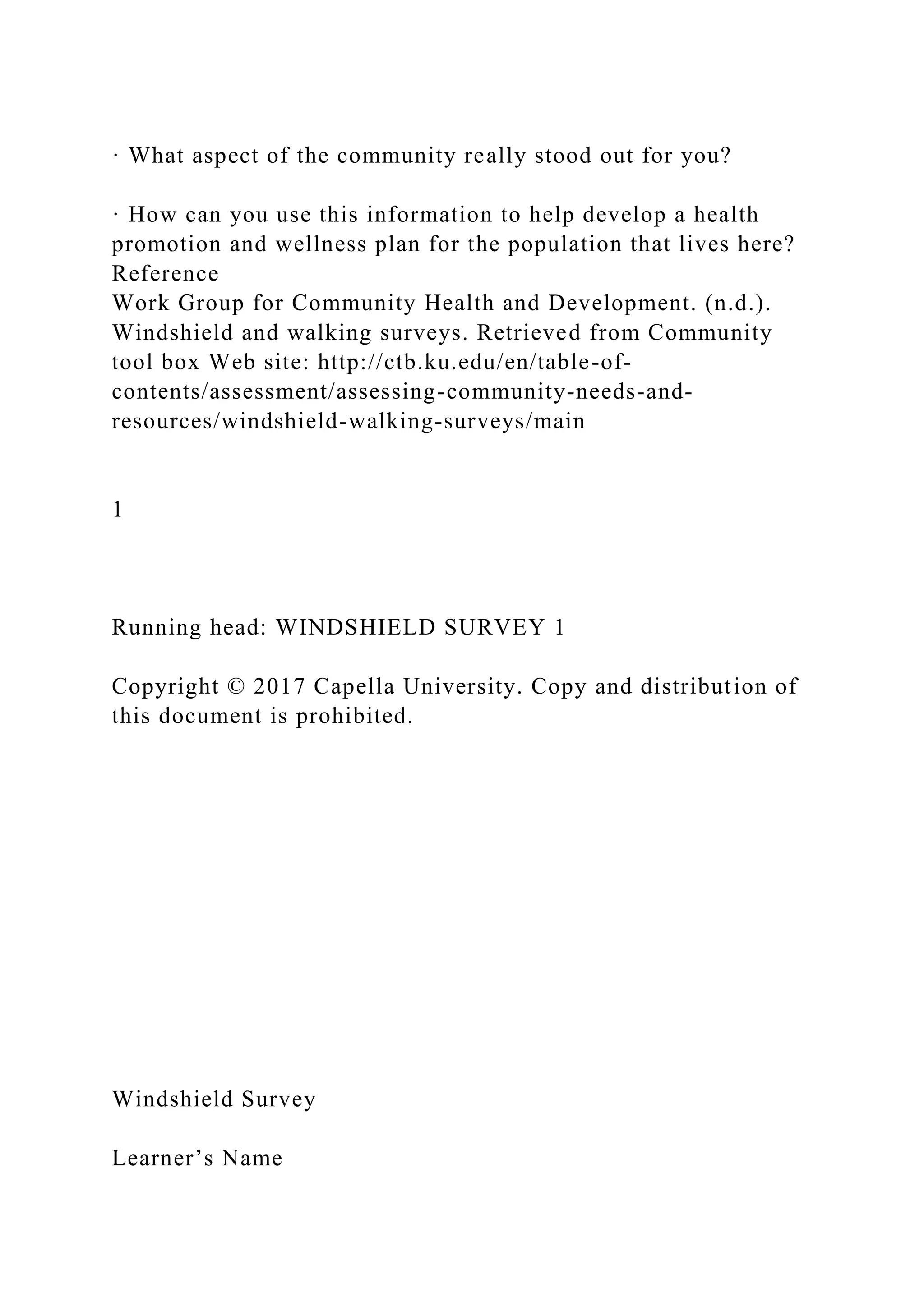 Windshield Survey Template and InstructionsNote Content a.docx