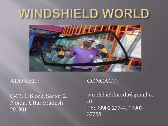 Windshield world | PPT