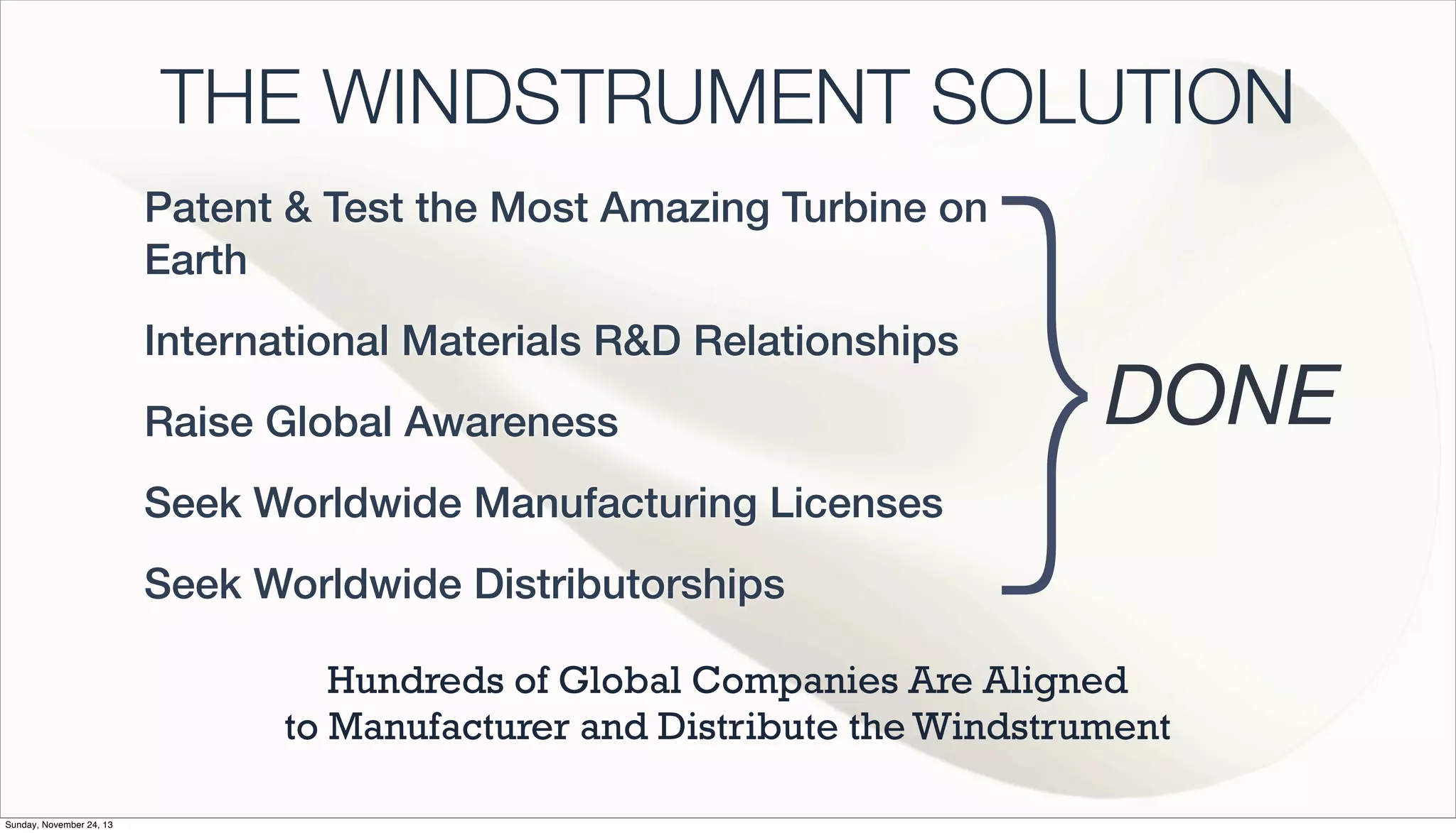 Windstrument Wind Turbine | PPT