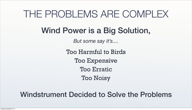 Windstrument Wind Turbine | PPT