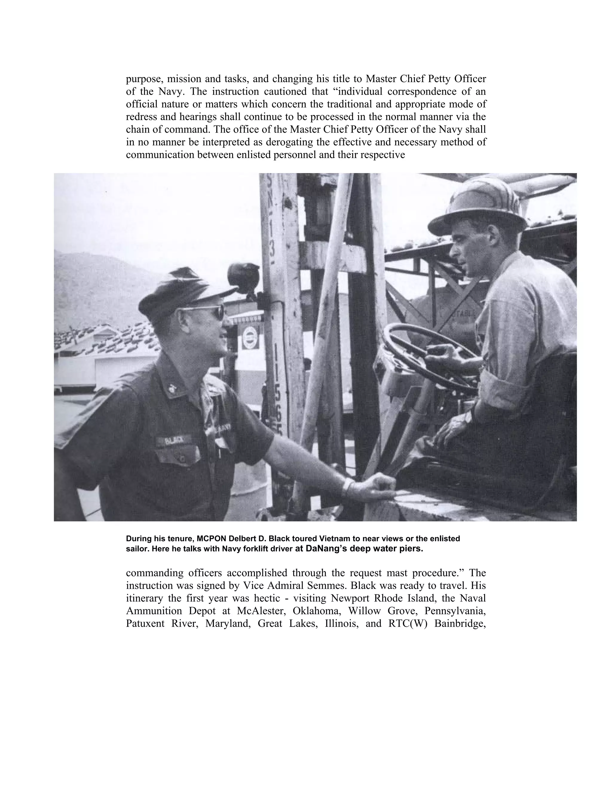 Winds of Change (History of MCPON Office) | PDF