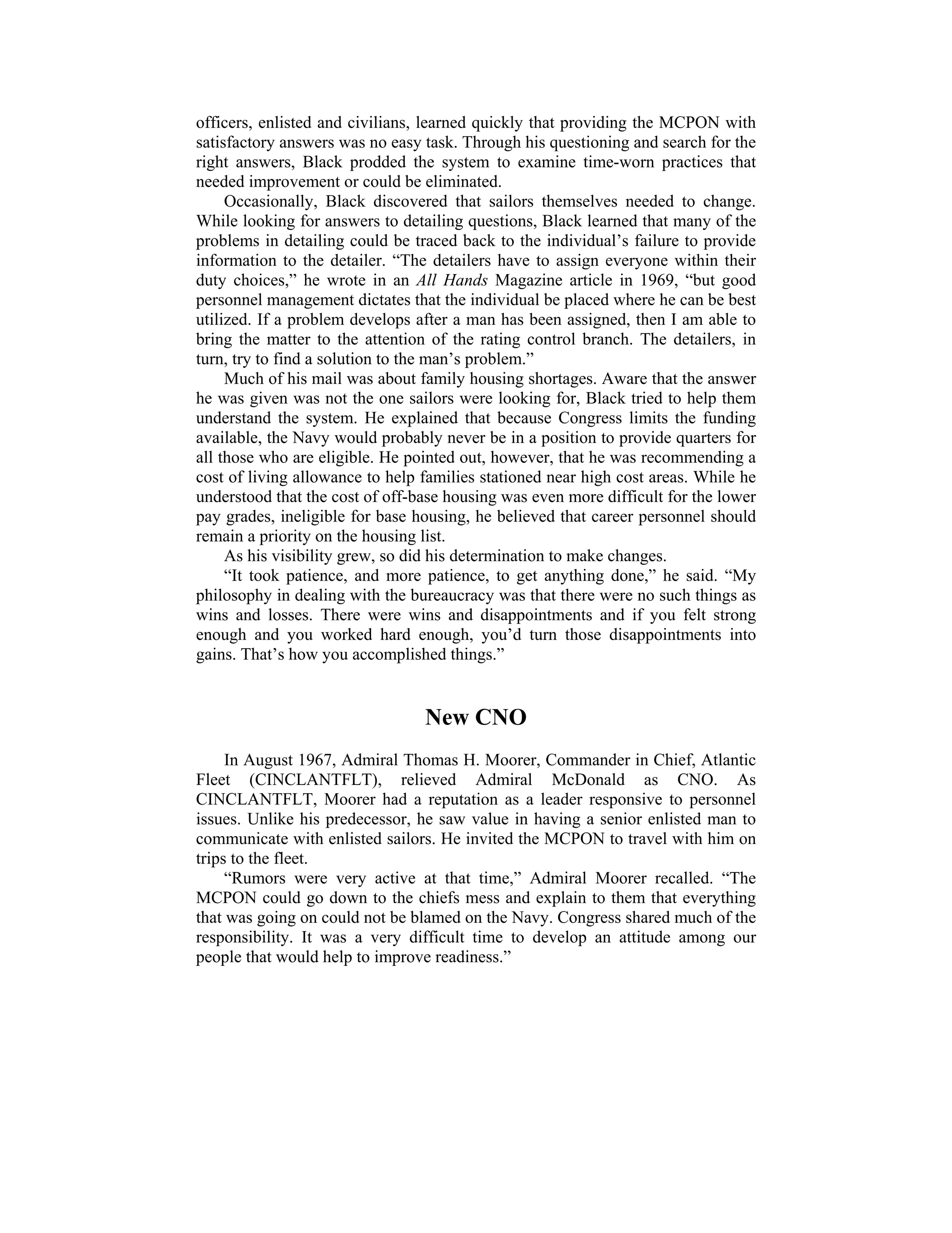 Winds of Change (History of MCPON Office) | PDF