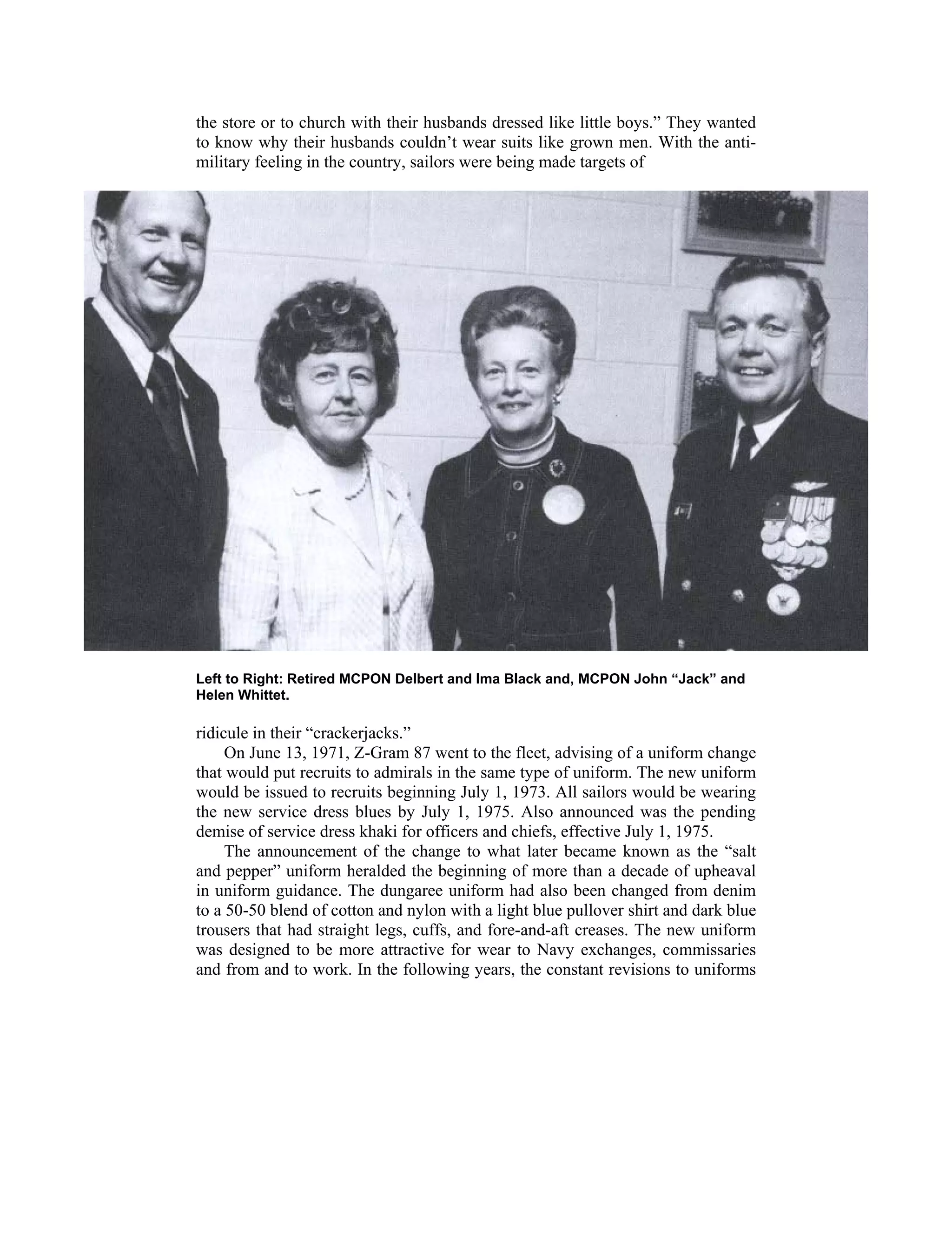 Winds of Change (History of MCPON Office) | PDF