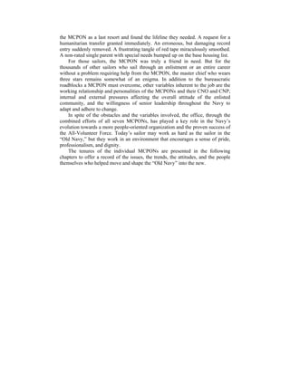 Winds of Change (History of MCPON Office) | PDF