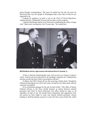 Winds of Change (History of MCPON Office) | PDF