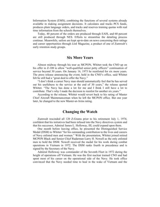 Winds of Change (History of MCPON Office) | PDF
