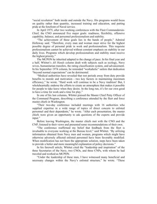 Winds of Change (History of MCPON Office) | PDF