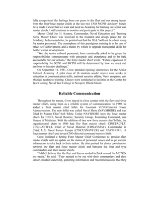 Winds of Change (History of MCPON Office) | PDF