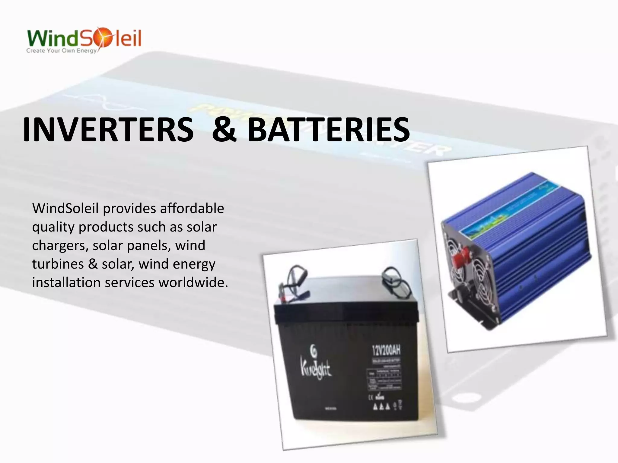 Wind soleil ppt | PPTX