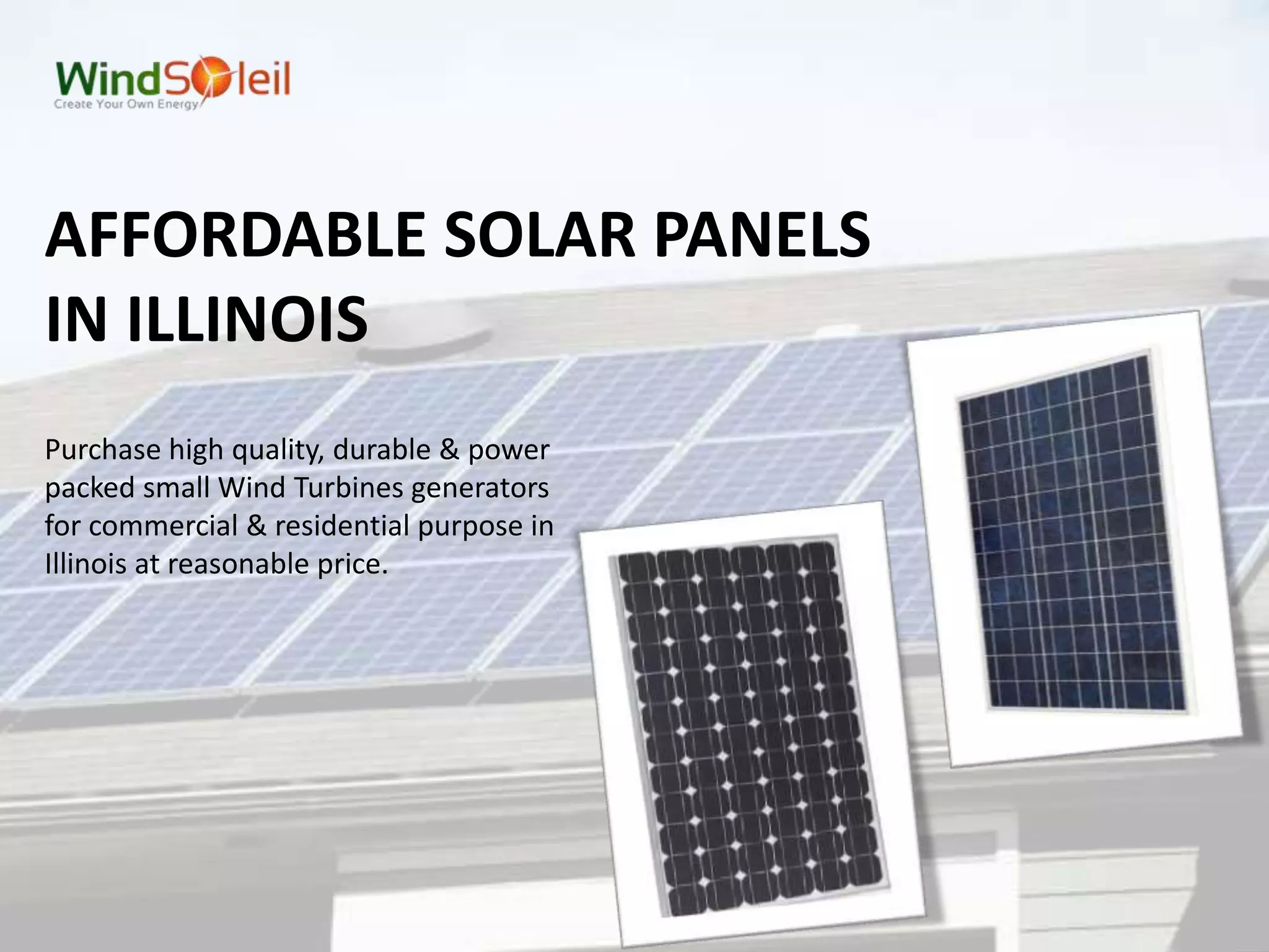 Wind soleil ppt | PPTX