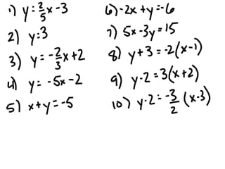 Linear equations review | PPT