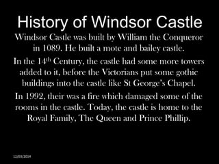 Windsor castle | PPTX