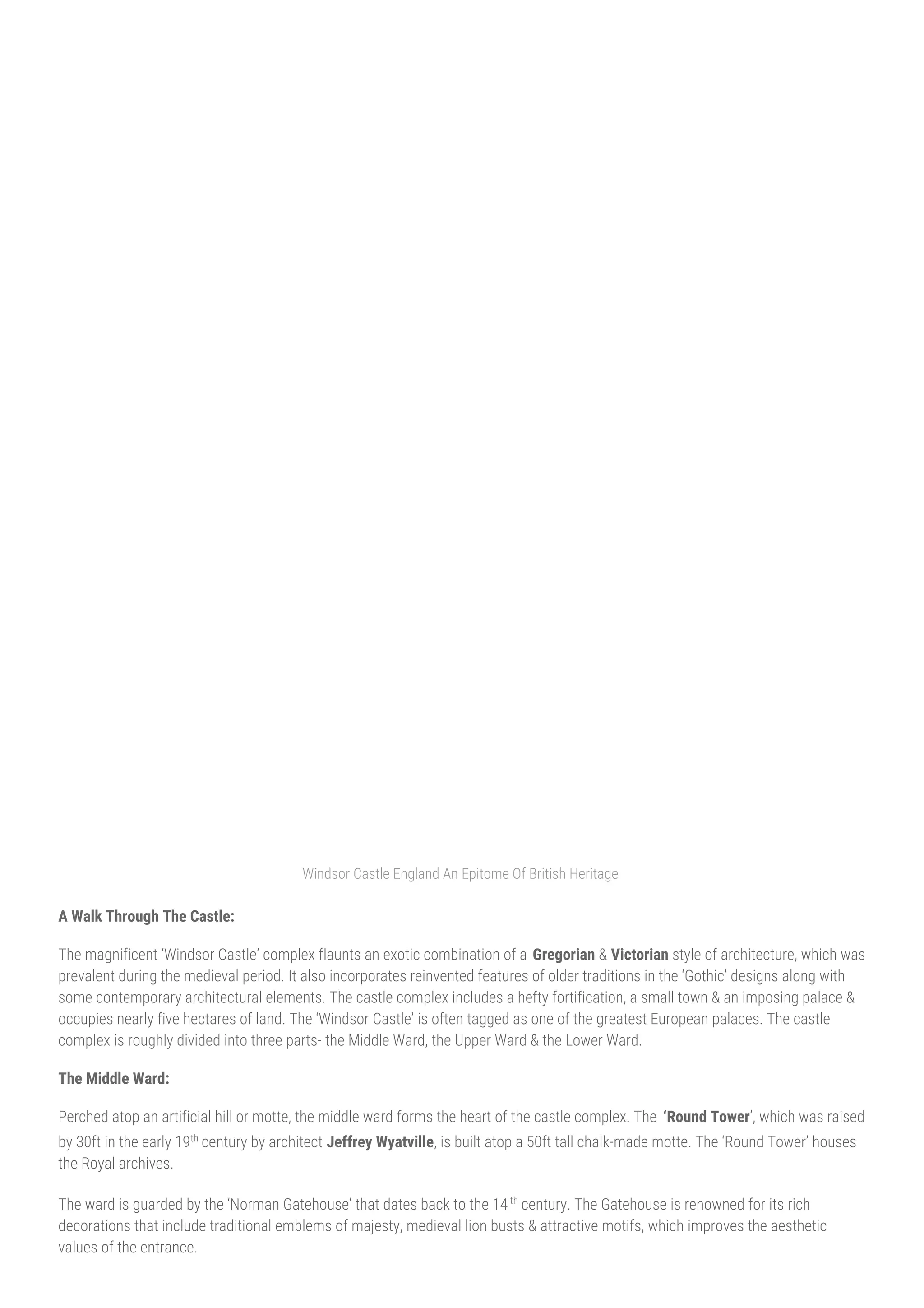 Windsor castle british heritage | PDF