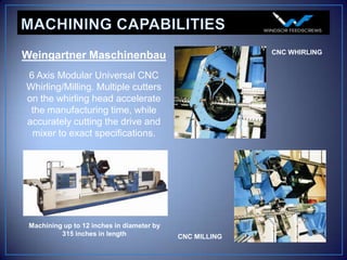 Windsor feedscrews | PPT