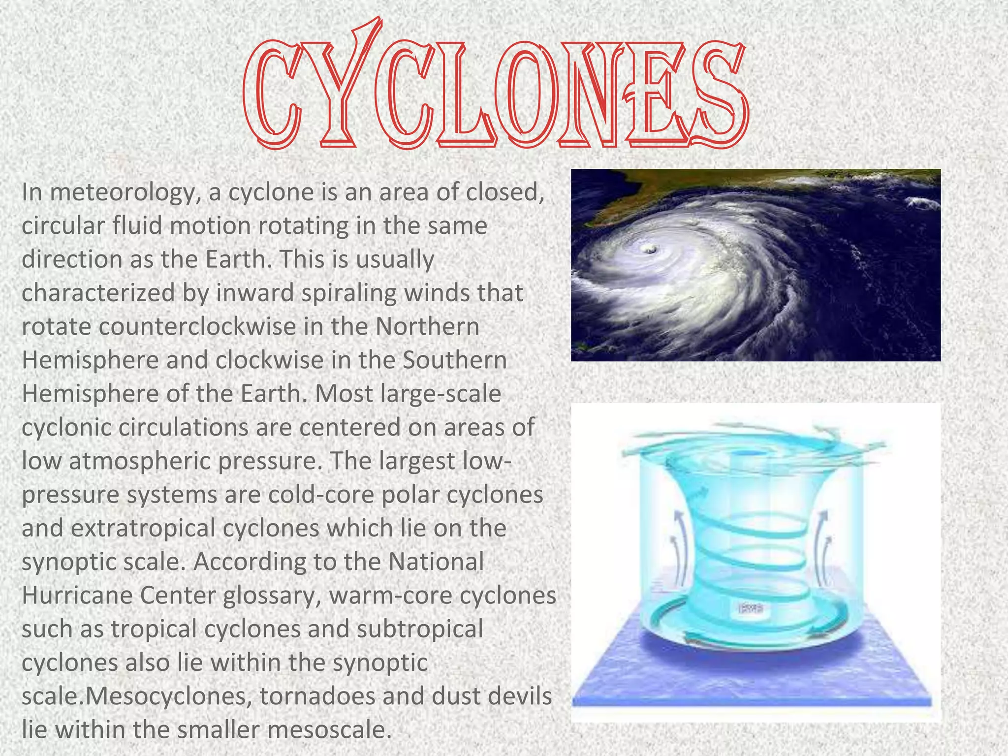 Winds storms and cyclones ppt | PPTX