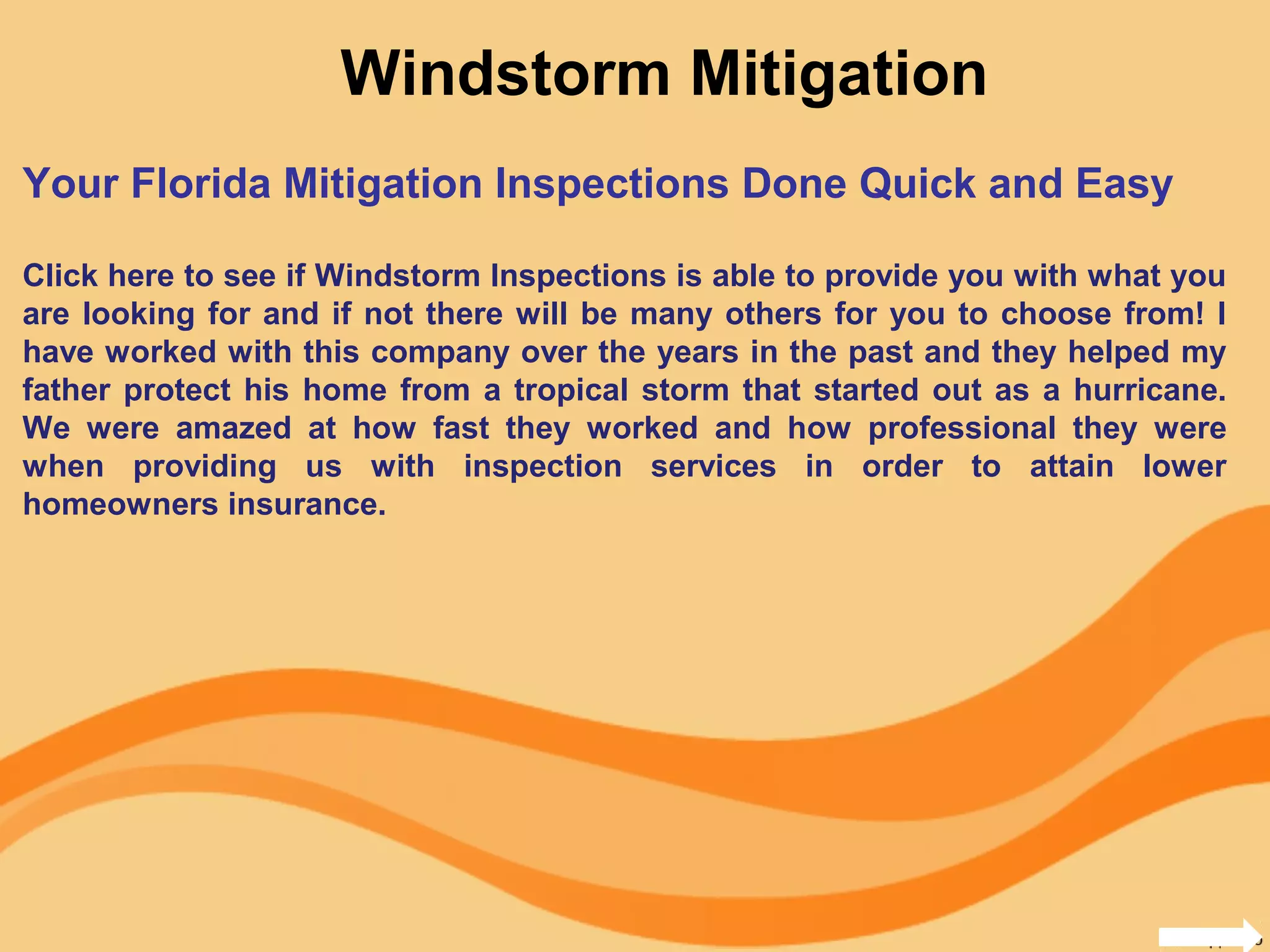 Windstorm mitigation | PPT
