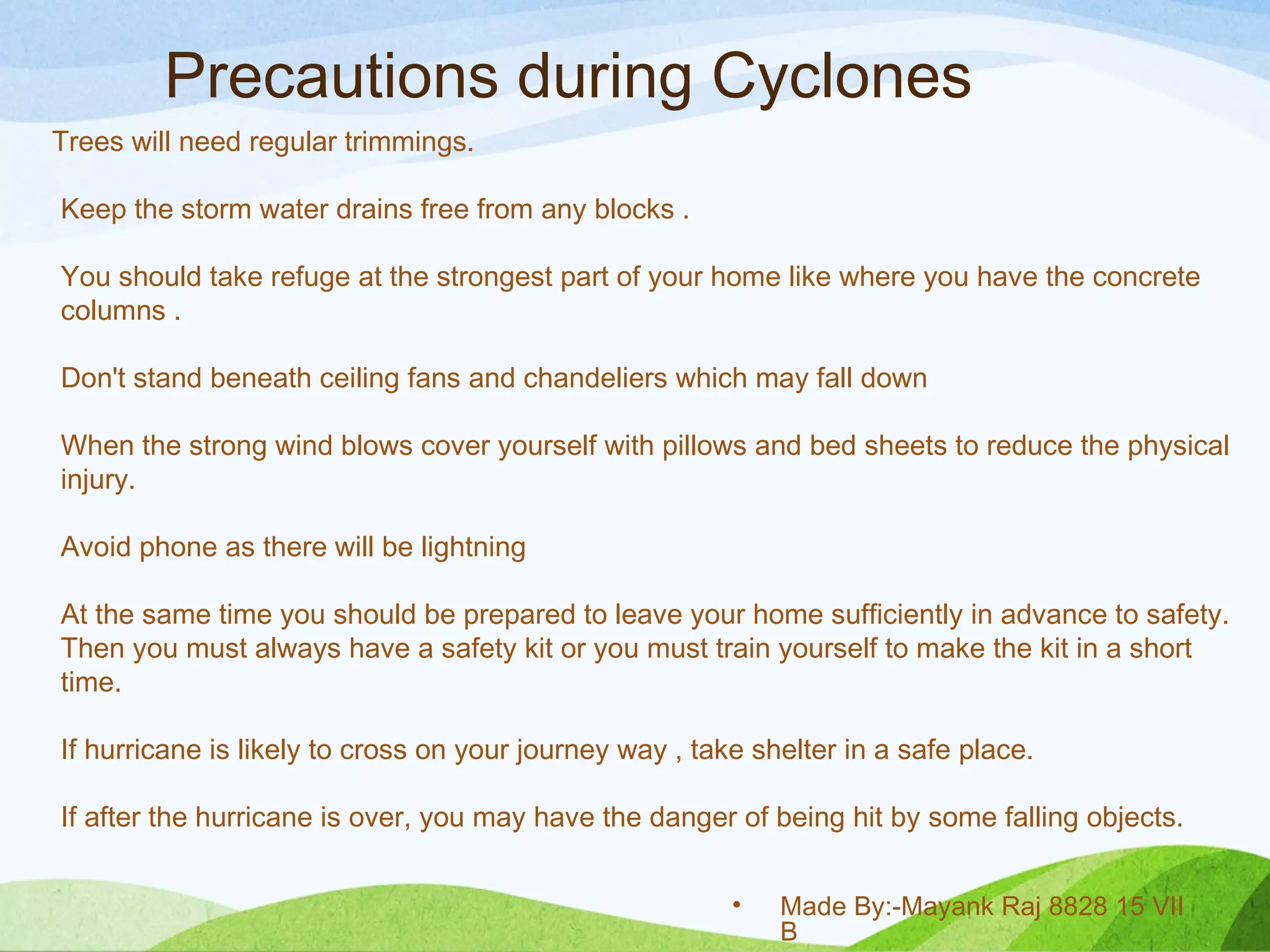 Wind,storms and cyclones | PPT