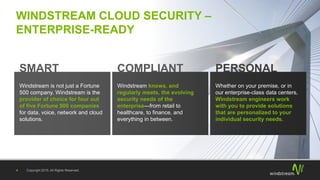 Windstream Cloud Security Presentation | PPTX | Cloud Computing | Internet
