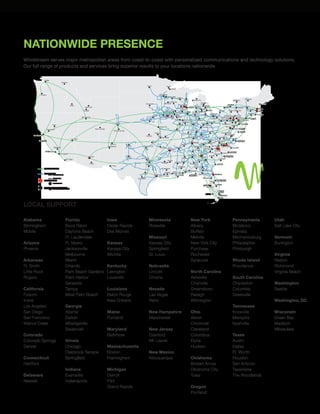 Windstream Corporate Brochure | PDF
