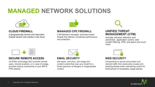 Windstream Managed Network Security Presentation | PPTX
