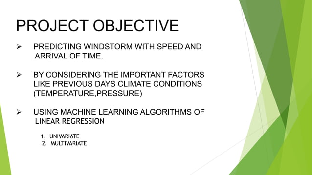 Wind Storm Prediction Presentation | PPT