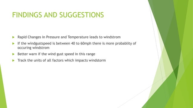 Wind Storm Prediction Presentation | PPT