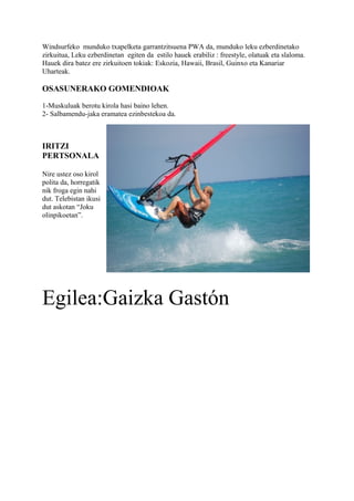 Windsurf Gaizka | DOC