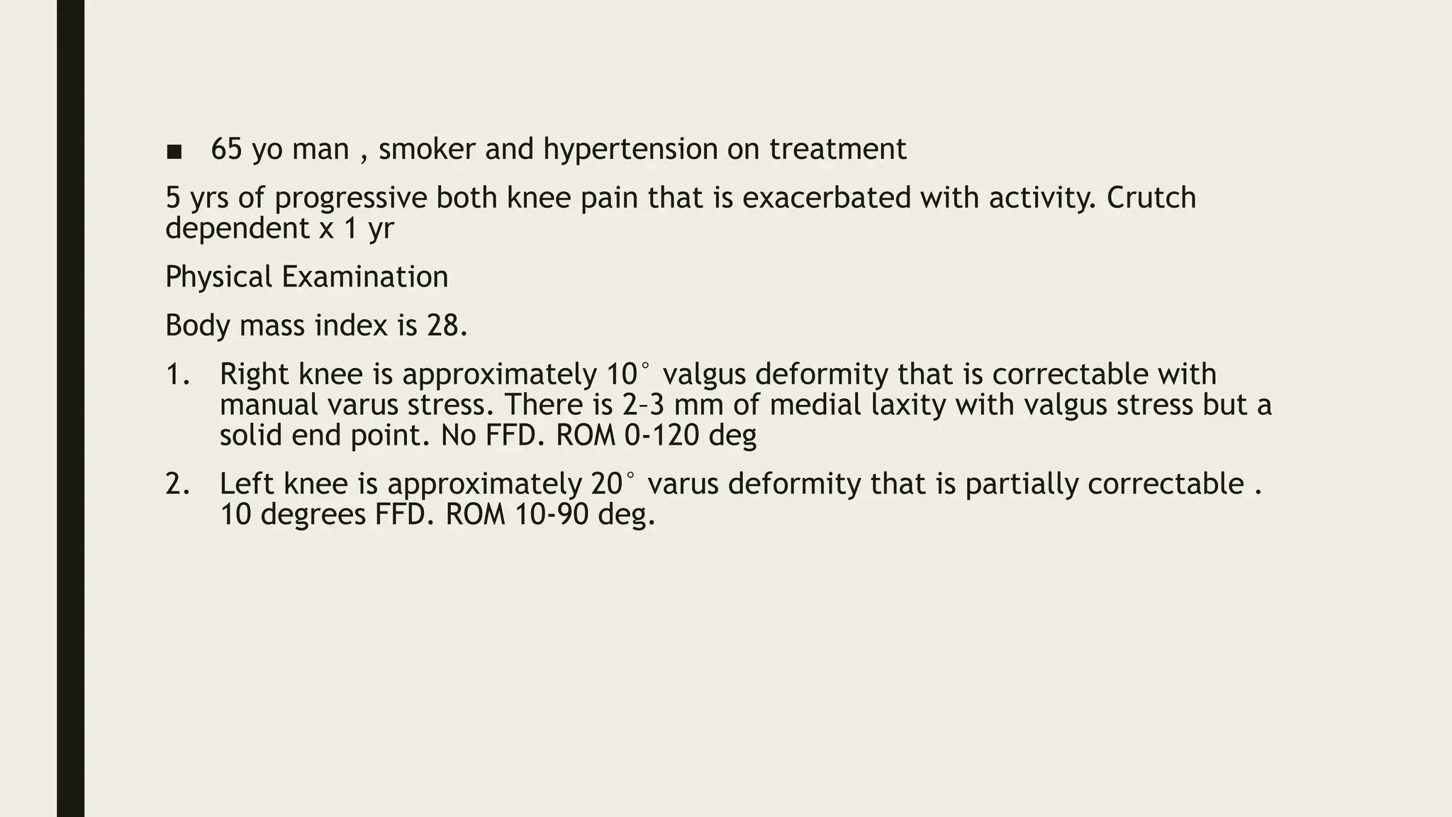 windswept deformity in total knee replacement .pptx