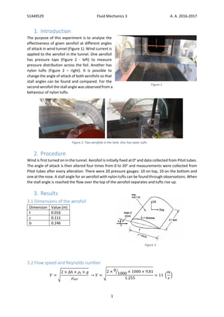 Wind Tunnel Report | PDF