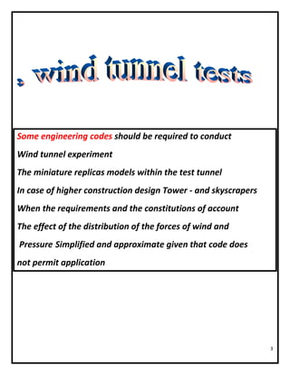 Wind tunnel building test | PDF