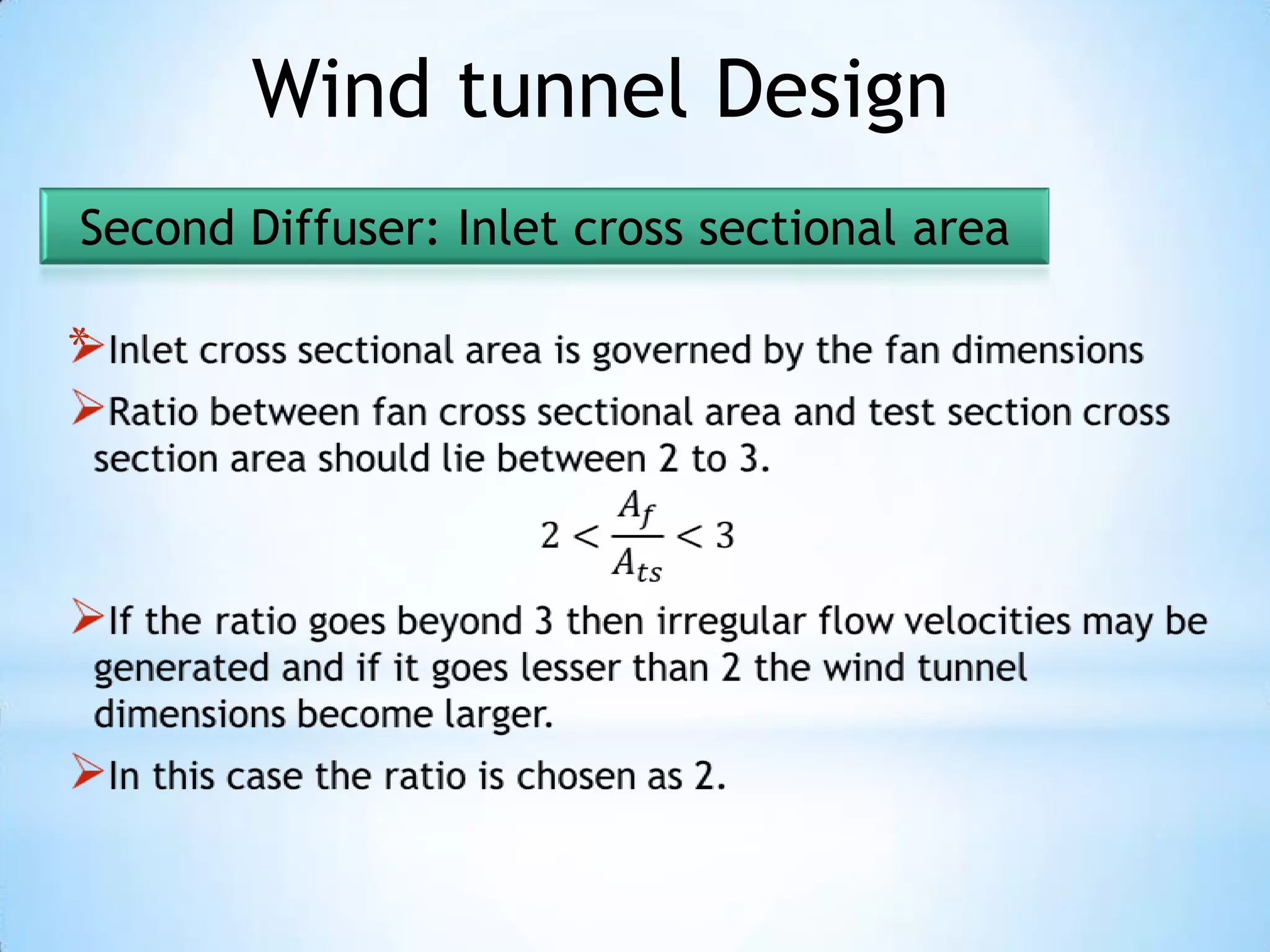 Wind tunnel design | PPTX