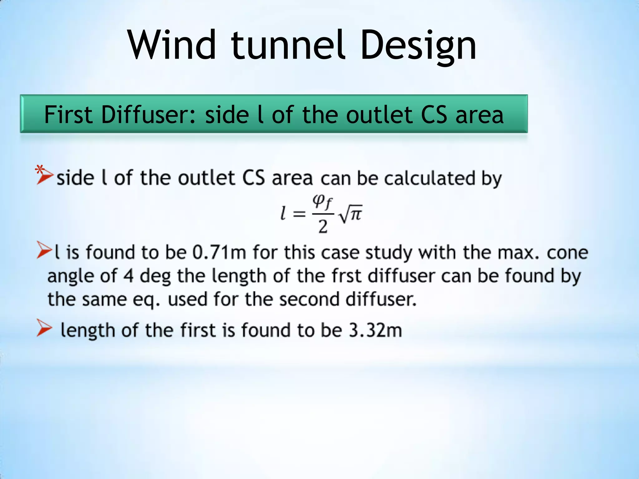 Wind tunnel design | PPTX