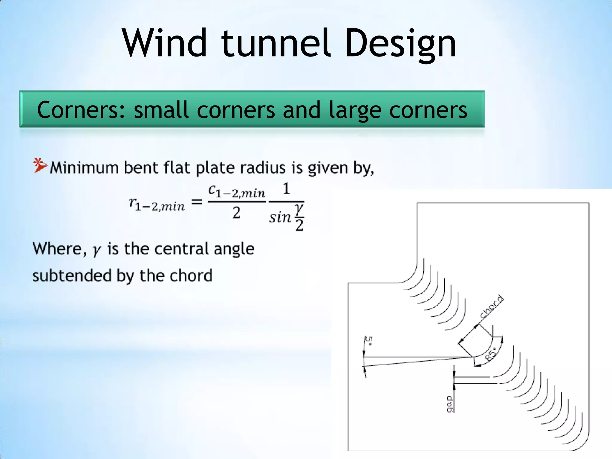 Wind tunnel design | PPTX