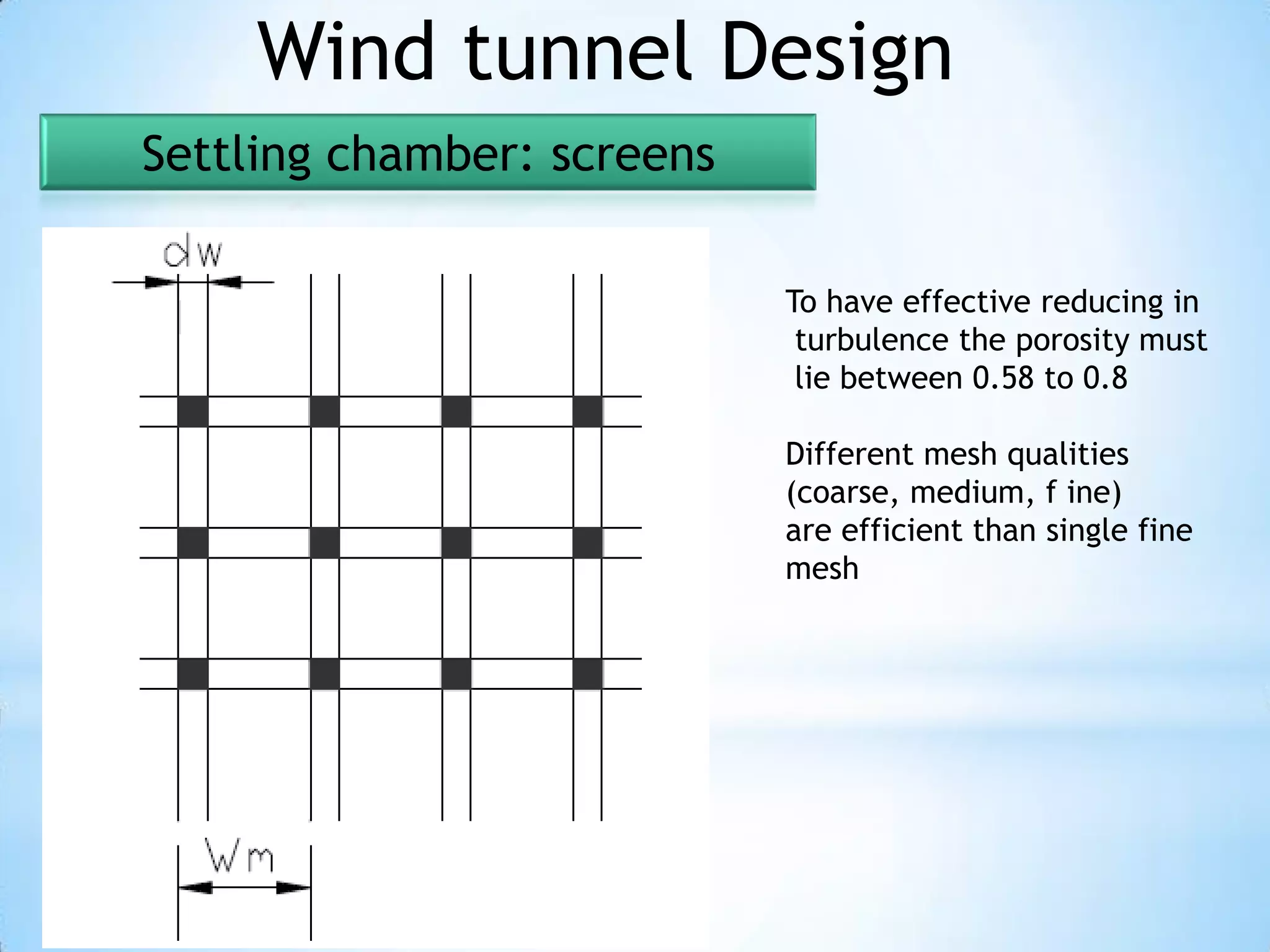 Wind tunnel design | PPTX