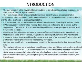 Wind tunnel on cables hema bharathi swayam | PPT