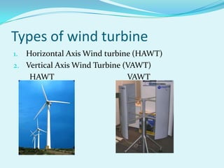 Wind turbine (bhaw nath jha) | PPT