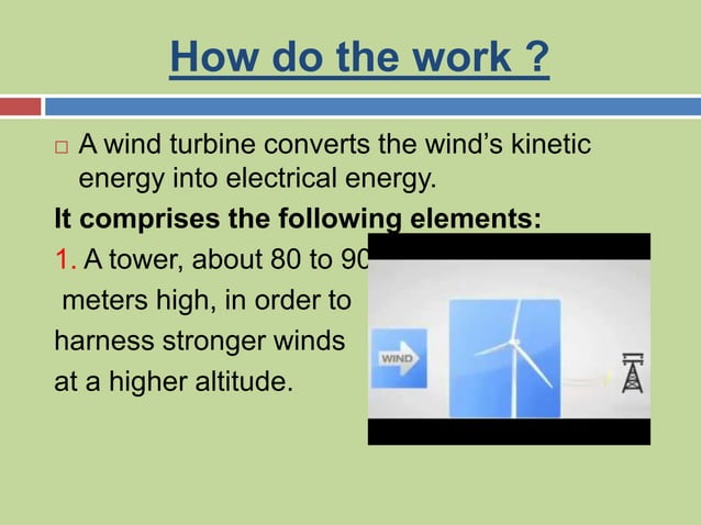 Wind turbines Power Point Presentation | PPTX | Power and Energy ...