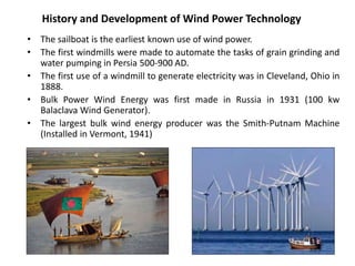 Wind Power & Wind Turbine | PPTX