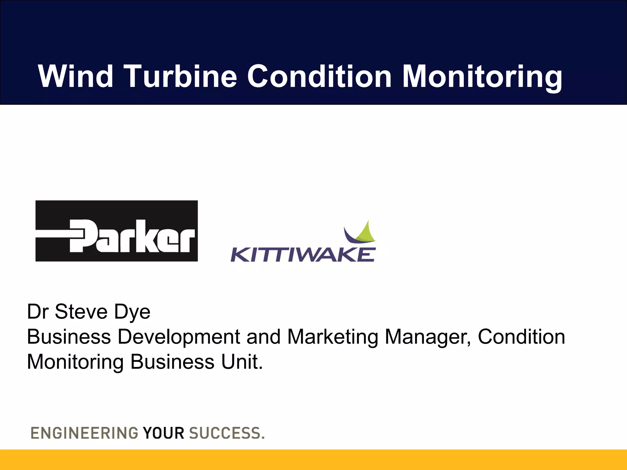 Wind Turbine Condition Monitoring Wear Debris Monitoring Of Wind
