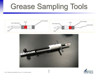 Wind turbine grease sampling and analysis | PPTX