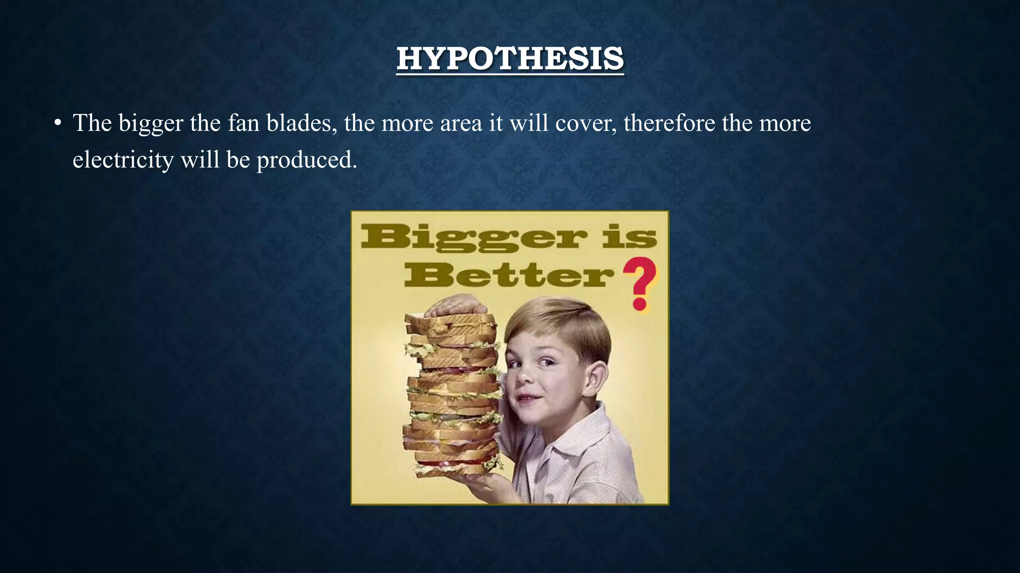 Wind turbine project experiment | PPTX