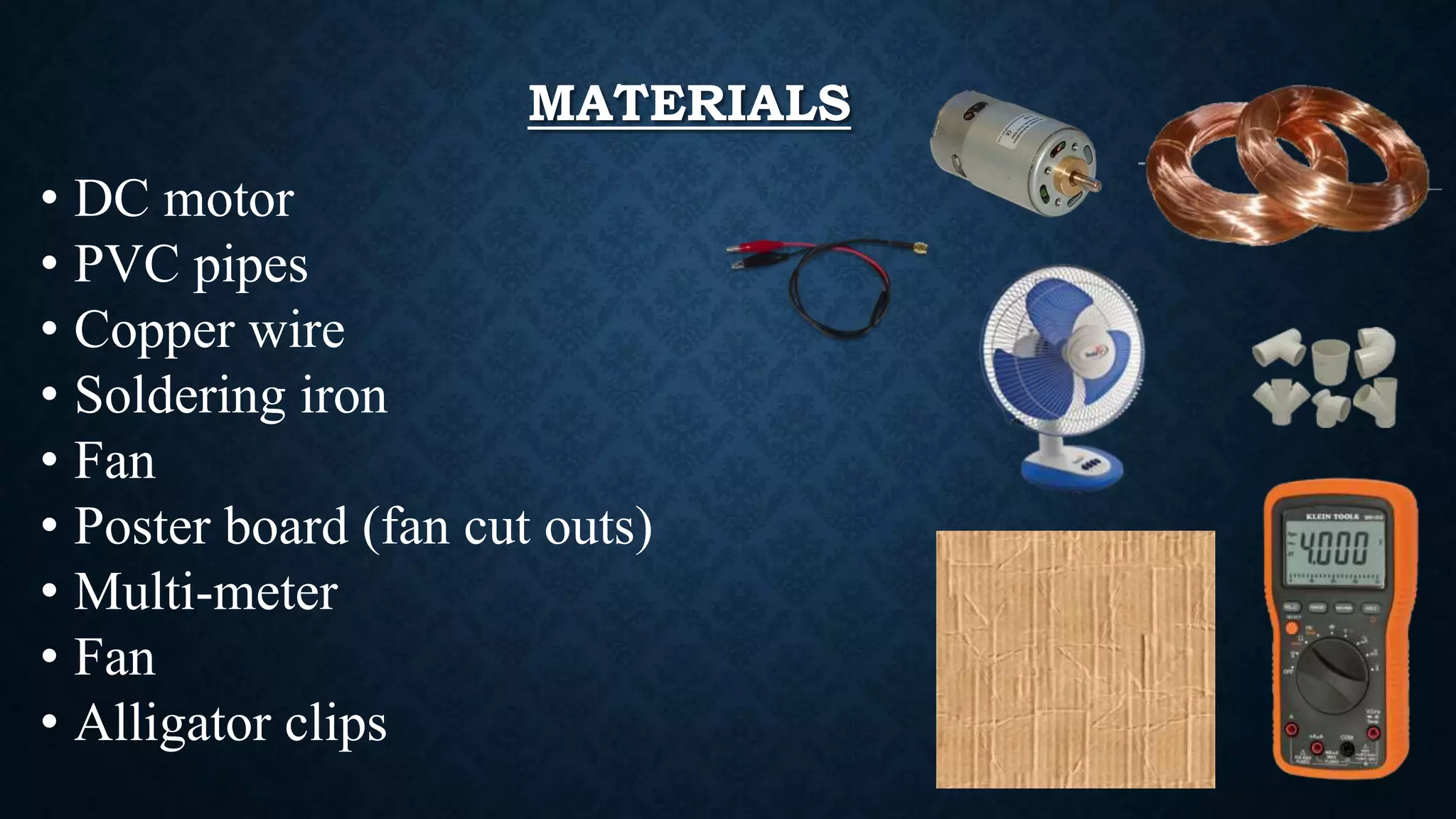 Wind turbine project experiment | PPTX